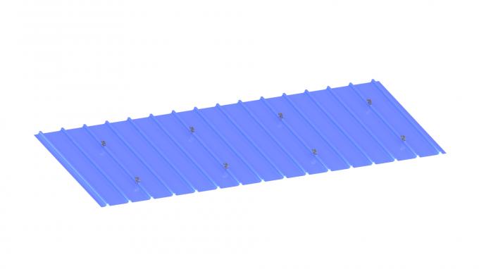 Anodized Frameless Standing Seam Solar Panel Clips Aluminum Corrugated ...