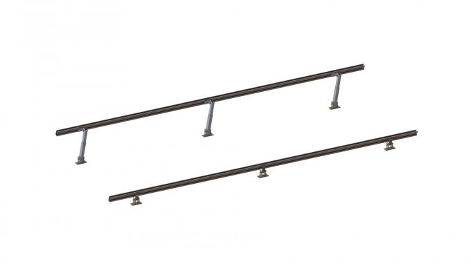 Tilt Leg Adjustable Metal Roof Solar Mounting System Aluminum Corrugated