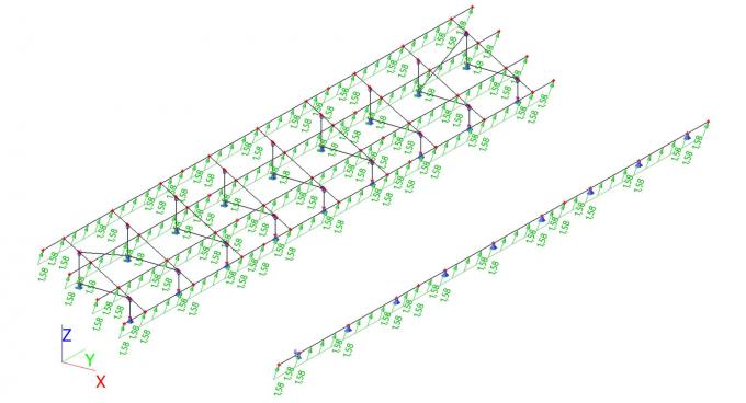 Pile Driven HDG Steel Solar Structure 60m/S Ground Mount Racking