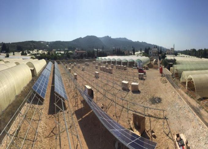 Common Rail Landscape Ground Mounted Solar Structure HDG Steel