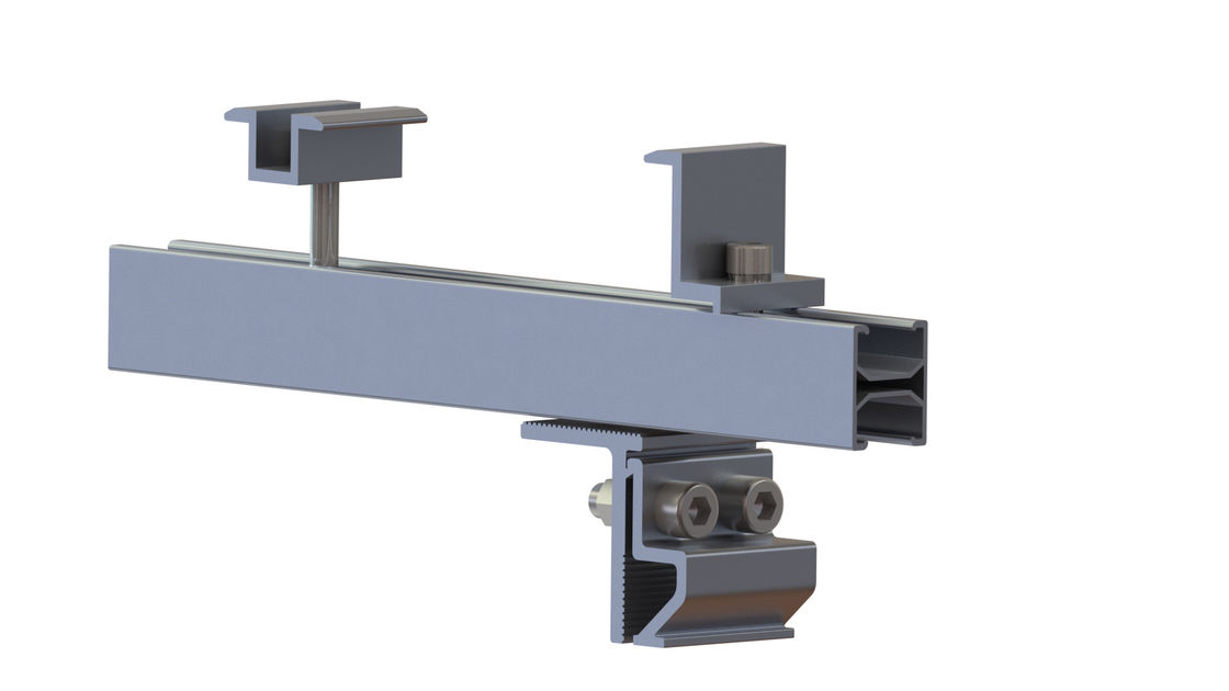 Anodized Frameless Standing Seam Solar Panel Clips Aluminum Corrugated ...