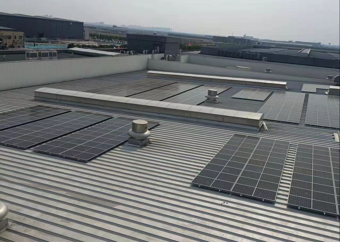 Natural Photovoltaic Aluminium Solar Panel Mounting Rails AL6005 Metal ...