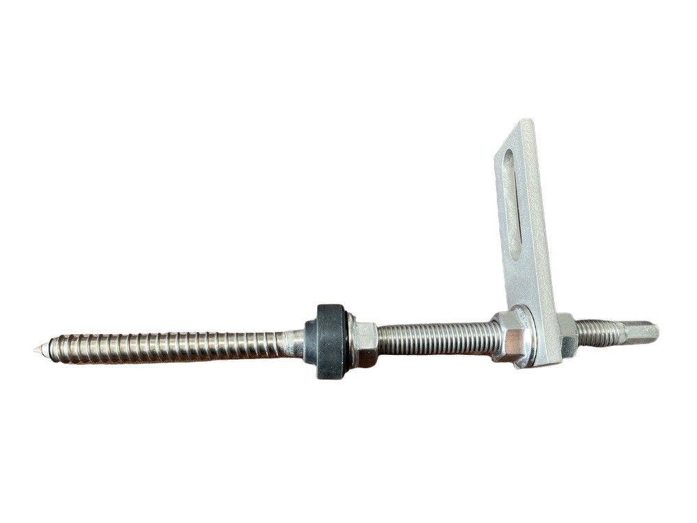 Double ended bolt Hanger Bolt With stainless steel plate for metal roof ...