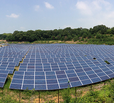 AL6005 Anodized Aluminium Solar Mounting Structure 45 Degree Ground System