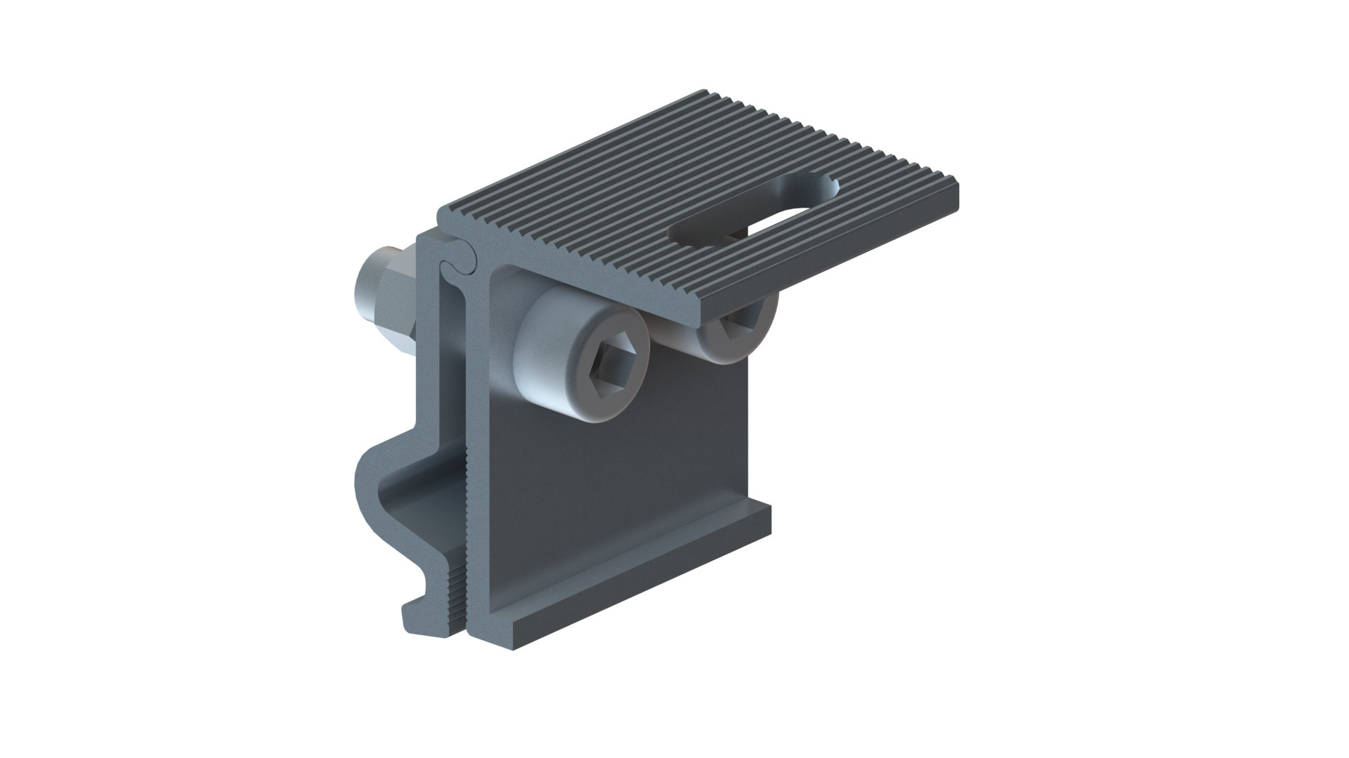 Landscape Tin Metal Roof Solar Mounting System Anodized Panel Mounts ...