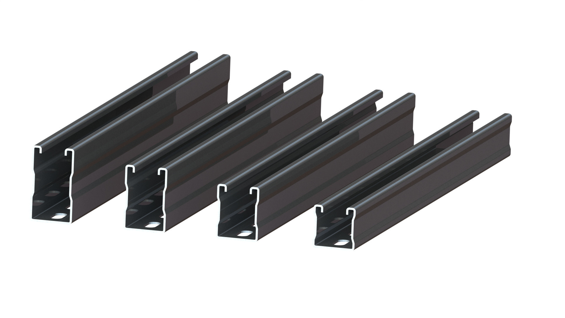 Q235 Galvanized Steel Solar Structure HDG Hot Rolled U Channel C Channel